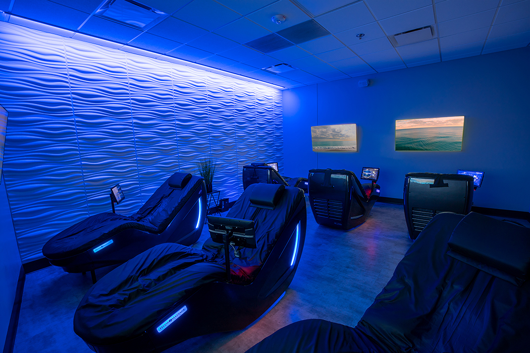 Hydro Massage Lounge at Club Fitness