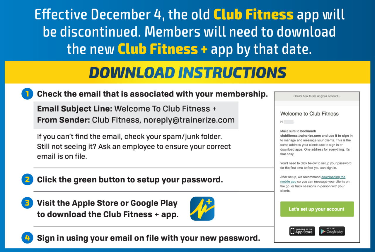 Club Fitness App - Your Personal Fitness Companion